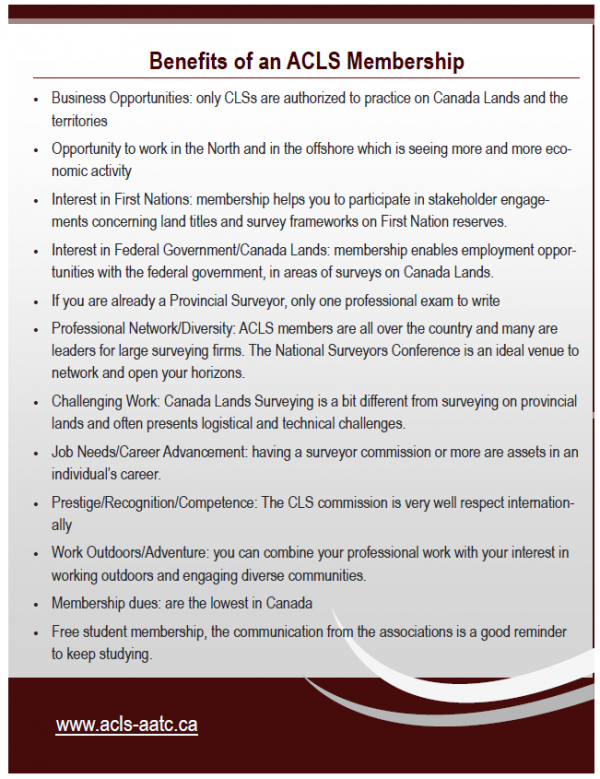 ACLS-AATC Canada : What is a Canada Lands Surveyor (CLS)?